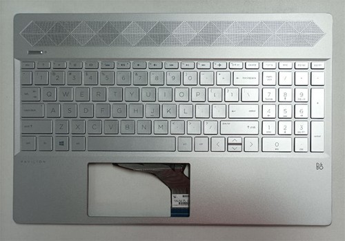 New L24752-001 Genuine HP 15-CS 15-CW 15-CS3075WM Palmrest with Backlit ...