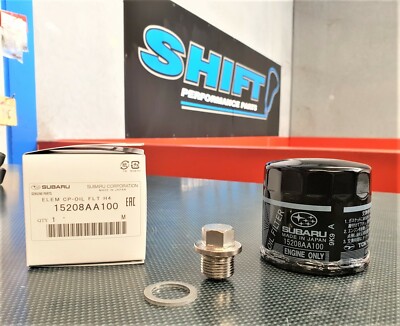 Subaru Oil Filter & Magnetic Sump Plug - Suits Subaru WRX STI | eBay ...