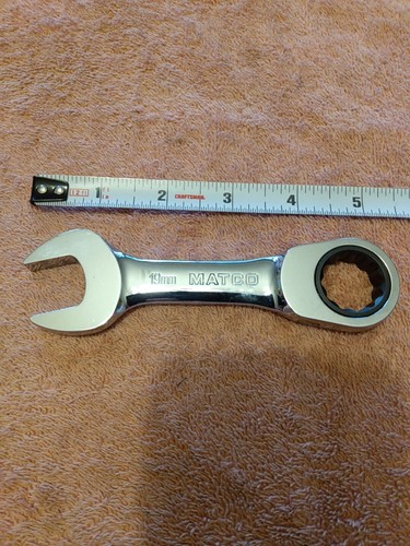 Matco Tools Ratchet Combination Wrench 19 Mm Stubby | eBay