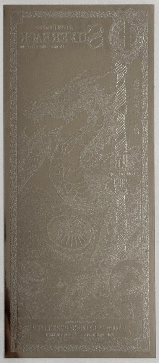 SILVER 2024 Silverback Dragon Red, Limited Edition Note, FREE SHIPPING ...