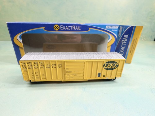EXACTRAIL EE16035 HO Evans 5277 Box Car Lake Erie, Franklin & Clarion ...