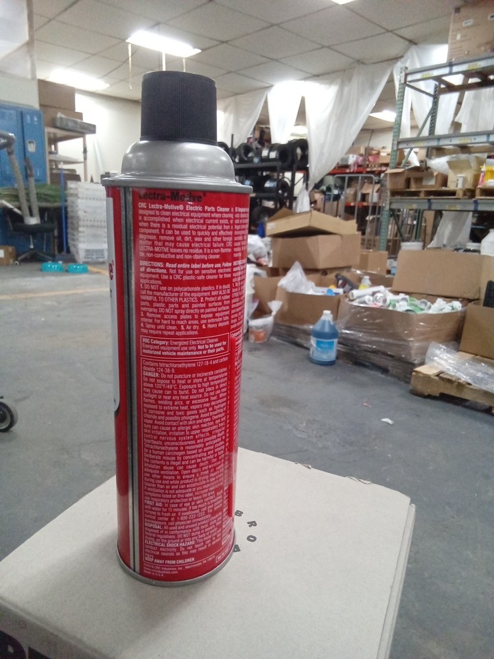 Lectra-Motive Electric Parts Cleaner Non-Flammable Non-Conductive 1lb ...