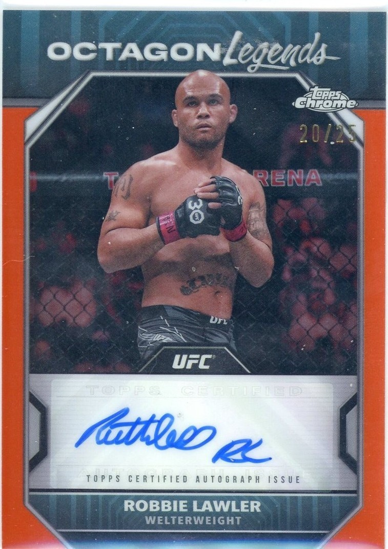 2024 Topps Chrome UFC - Octagon Legends Autographs Robbie Lawler #OLA ...