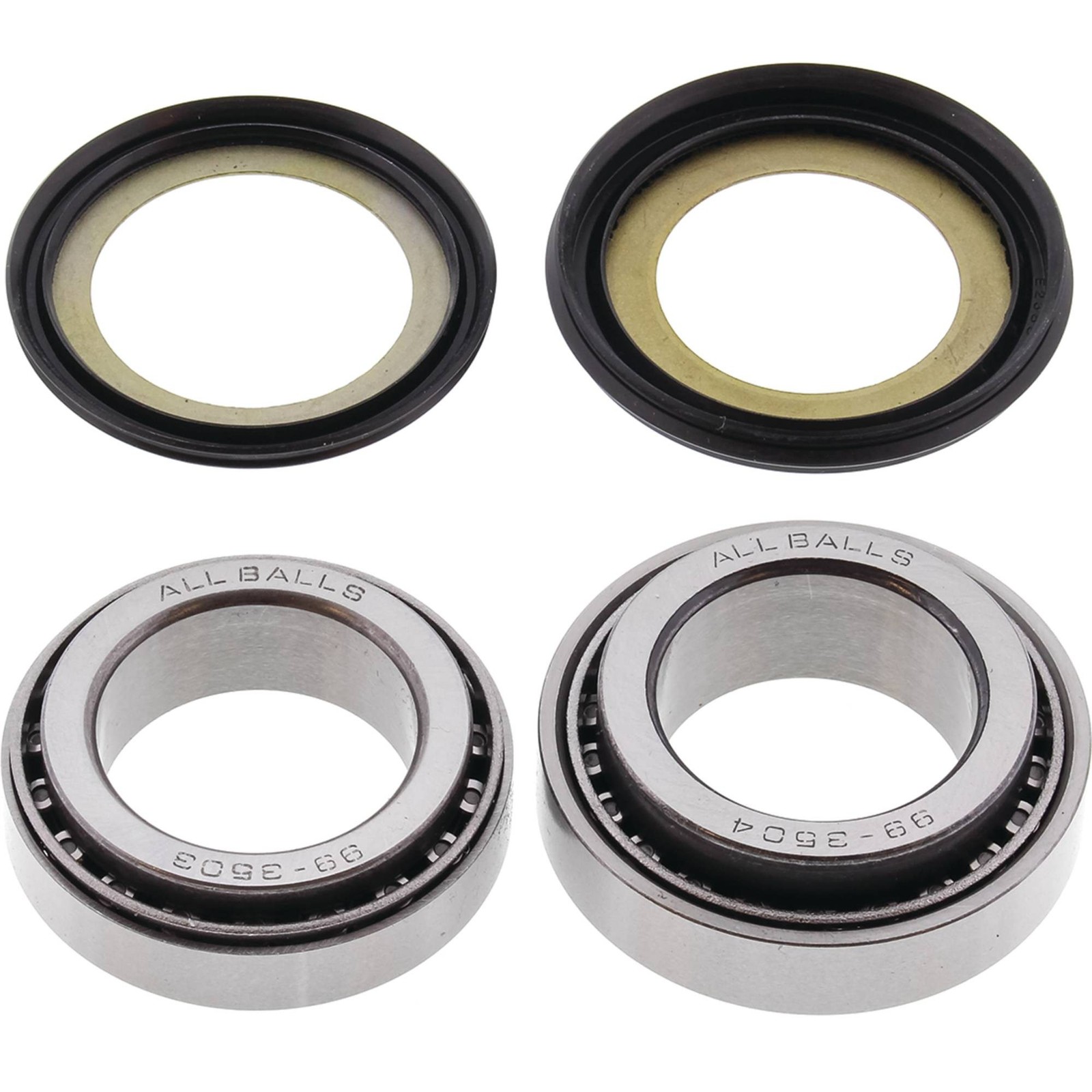 All Balls 22-1014 Steering Stem Bearing Seal Kit For Kawasaki ER-5 ...