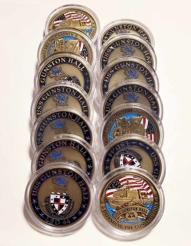 Lot of 14 LSD 44 USS GUNSTON HALL NON CPO Chief US Navy Military ...