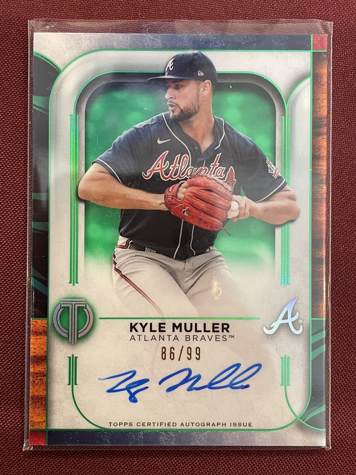 2022 Topps Tribute - Tribute Autographs Green #TA-KM Kyle Muller /99 ...