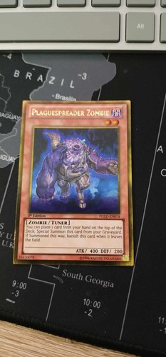 Yu-Gi-Oh! TCG Plaguespreader Zombie PGLD-EN074 1st Edition Gold Rare NM ...