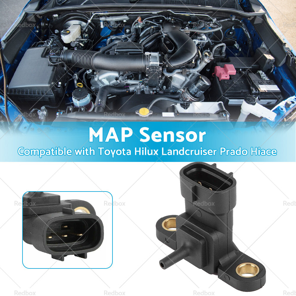MAP Sensor Suitable For Toyota Hilux KUN26R 3L 1KD-FTV KUN16R Hiace 2KD ...