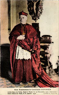 CPA PARIS Son Eminence le Cardinal VERDIER (305269) | eBay