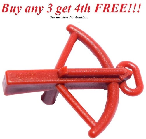 ☀️NEW! Lego Weapon Reddish Brown CROSSBOW Castle Knight Cross Bow Arrow ...