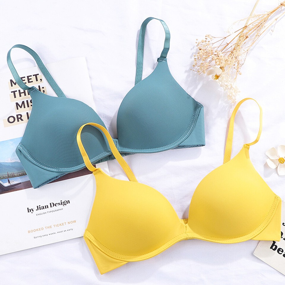 Small Cup Size Ladies Bras Maiden Sexy Lingerie Soft Wireless Brassiere ...