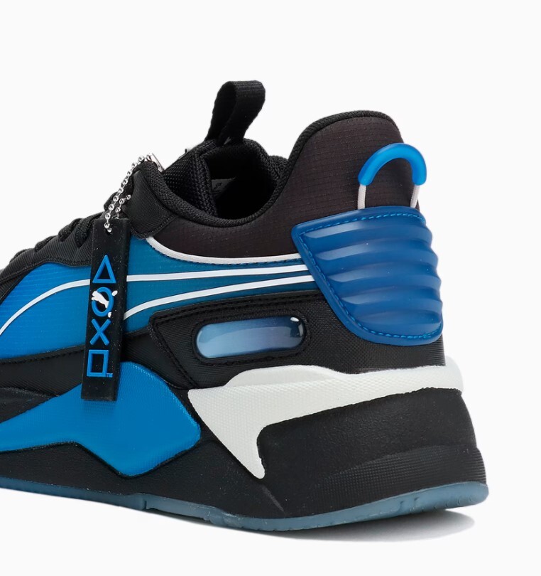 Puma RS-X PlayStation Shapes Logo Glacial Gray / Black Shoes Puma RS-X PlayStation Shapes Logo Glacial Gray / Black Shoes
