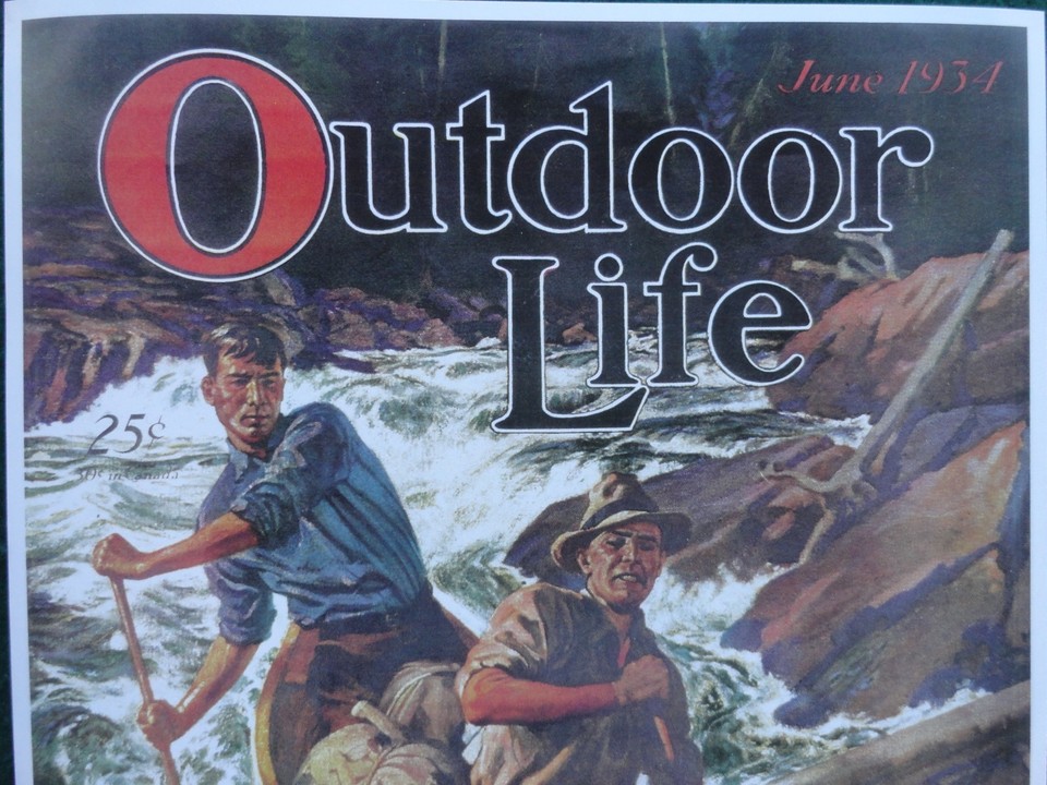 Outdoor Life Cover Poster, Magazine Cover Art, June 1934 | eBay