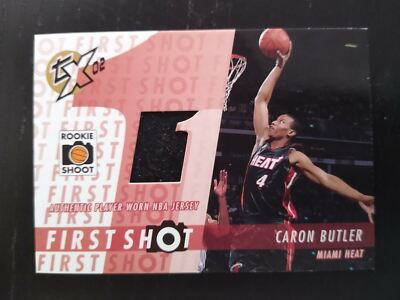 2002-03 Topps Xpectations First Shot CARON BUTLER Jersey Rookie Shoot ...