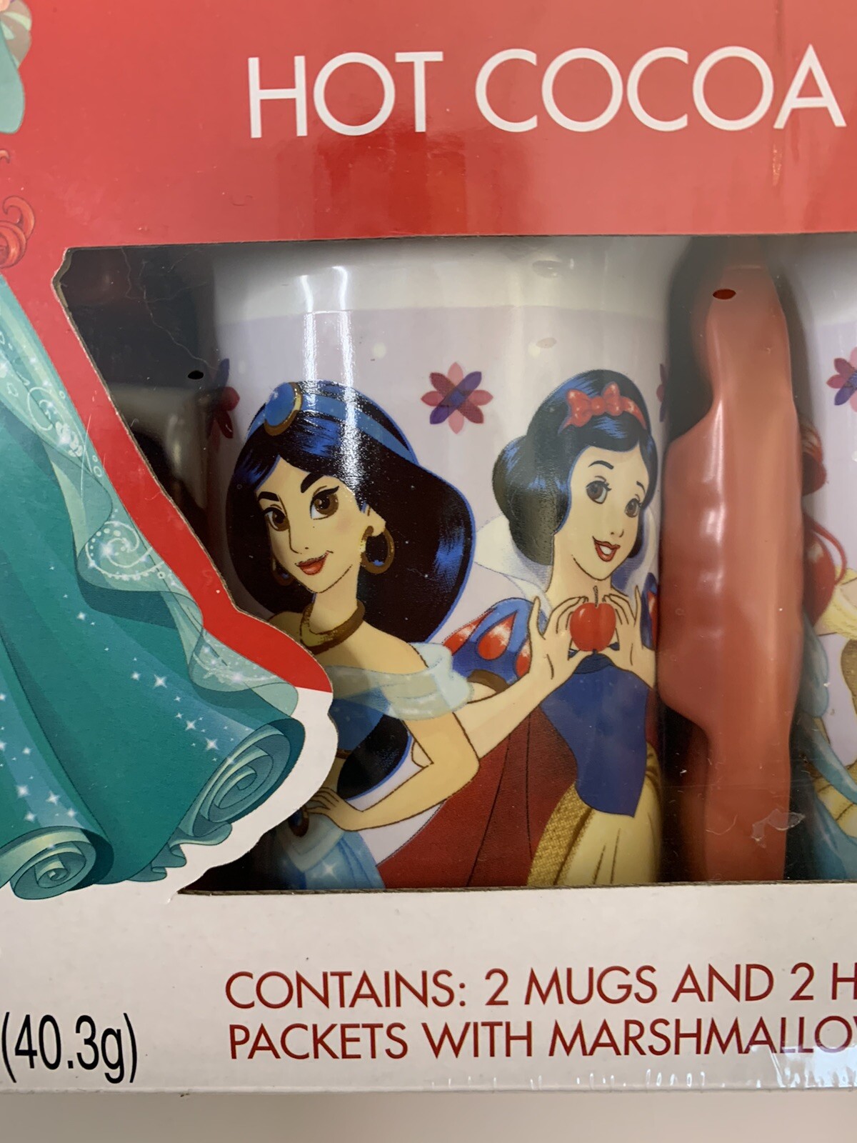 NEW DISNEY PRINCESS HOT COCOA MUG SET W/ COCOA MIX | eBay