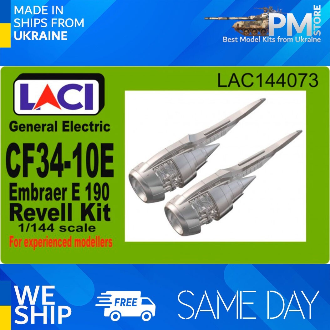 Laci 144073 1/144 General Electric CF34-10E Engines for Embraer E190 ...