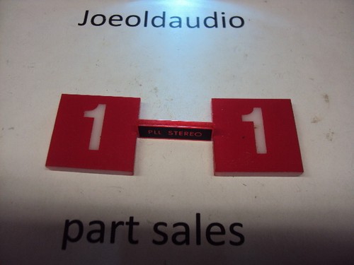 JVC JR-S401 Original PLL Stereo Indicator Lamp Panel. Parting Out JVC ...