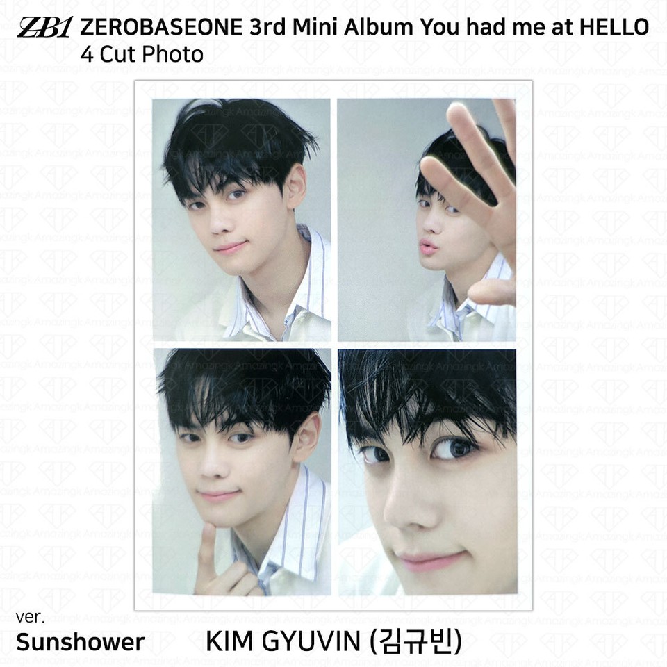 ZEROBASEONE ZB1 3rd Mini Album You had me at HELLO Official Photocard ...