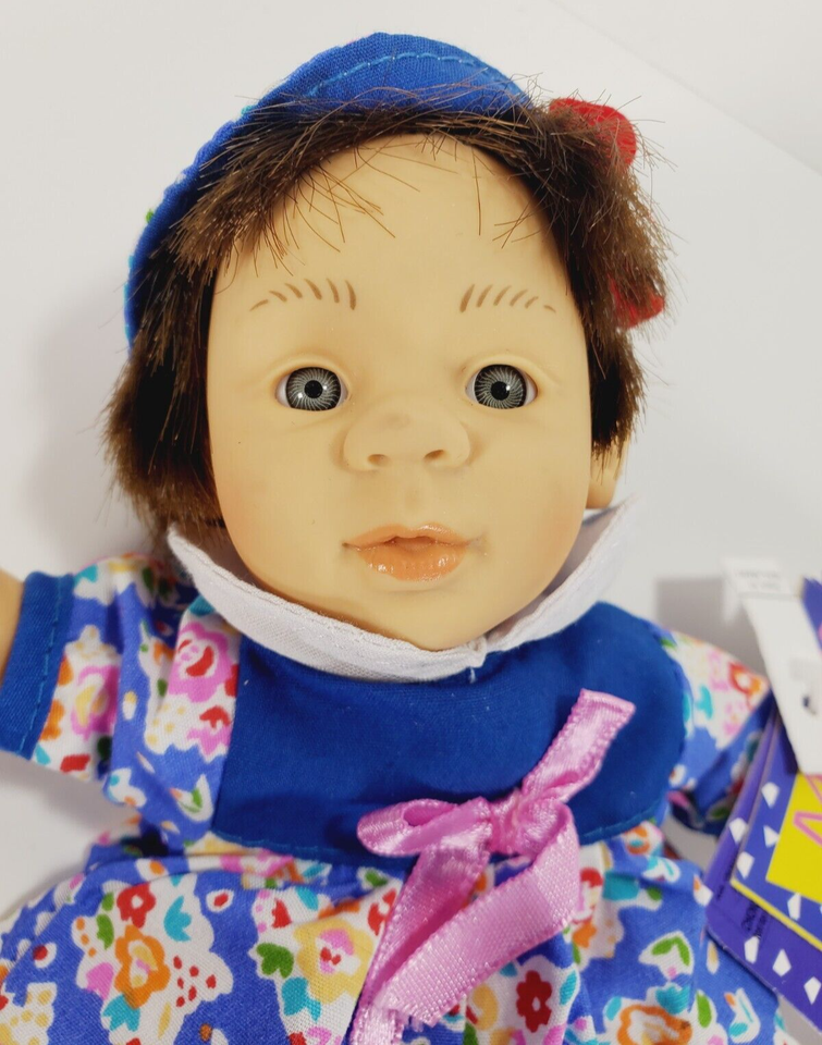 LOT 4 NEW Gi-Go GIGO Toys My Pals Bean Bag Kids Vinyl Baby Dolls 8" w ...