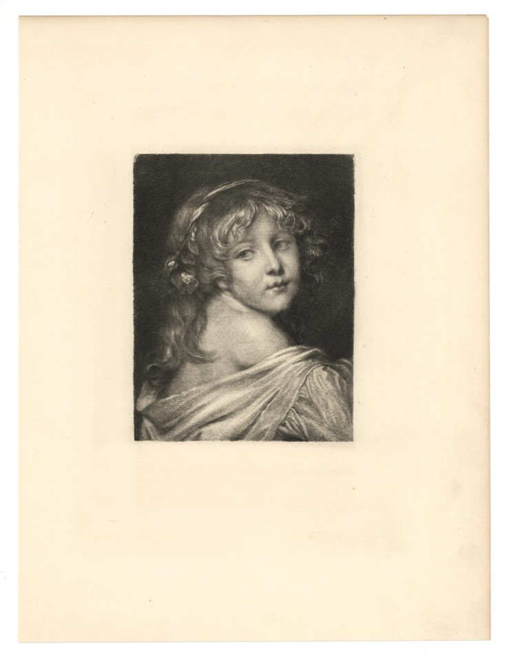 Carl Ernst Forberg / Jean-Baptiste Greuze etching "Head of a Child" | eBay