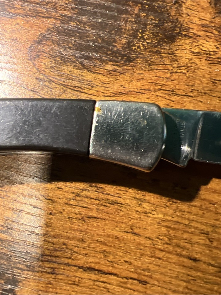 SABRE 646 Pocket Folding Knife Hong Kong 4”Closed Lockback Stainless VGUC | eBay