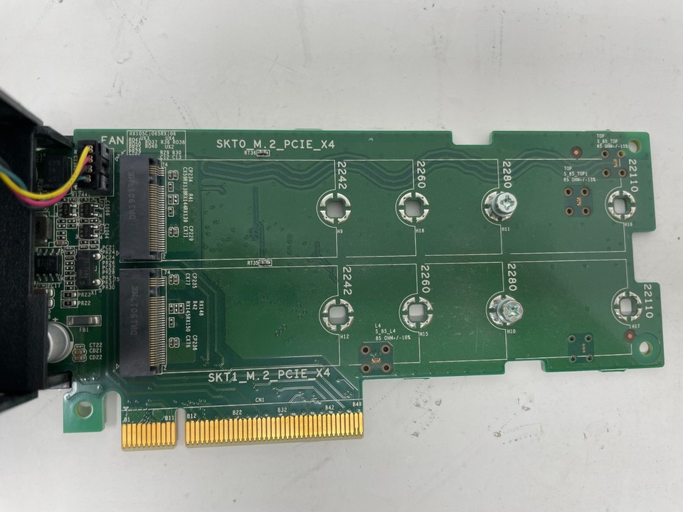 Dell DPWC300 M.2 PCIe Solid State Drive Storage Adapter Card | eBay