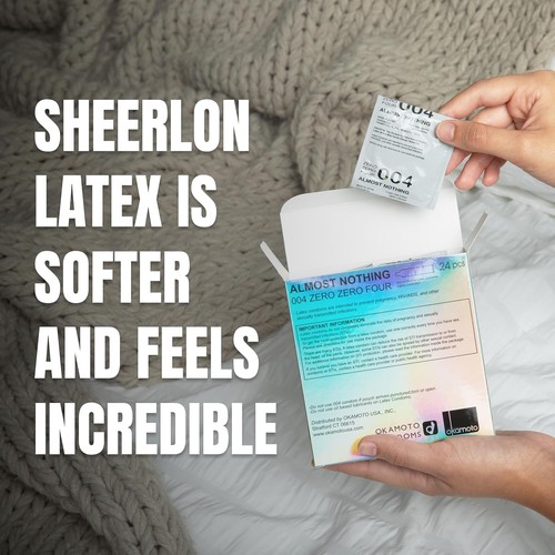 OKAMOTO 004 Condoms, 24 count 24 Count (Pack of 1) 28373040249| eBay