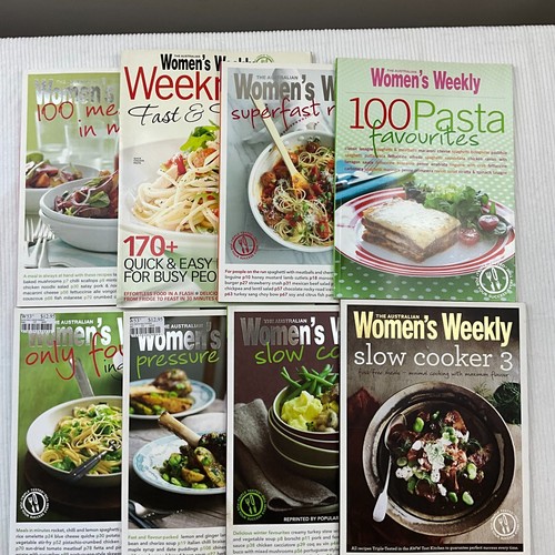 8 x Australian Womens Weekly Cooking Recipes Magazines Slow Cooker ...