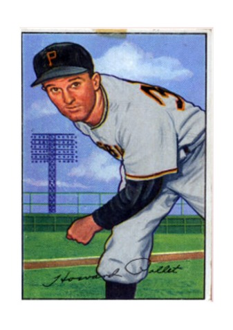 1952 Bowman Howard Pollet Pittsburgh Pirates #83 Baseball Card for sale ...