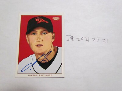 2002 Topps Josh Towers Signed Baseball Card 2 | eBay