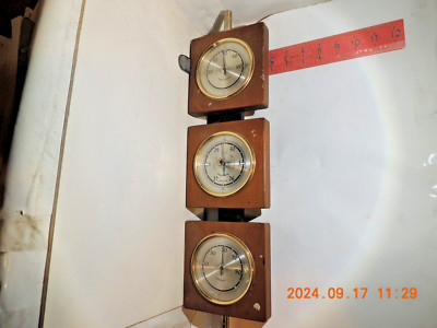 AIRGUIDE WEATHER CENTER - BAROMETER, THERMOMETER AND HUMIDITY METER | eBay
