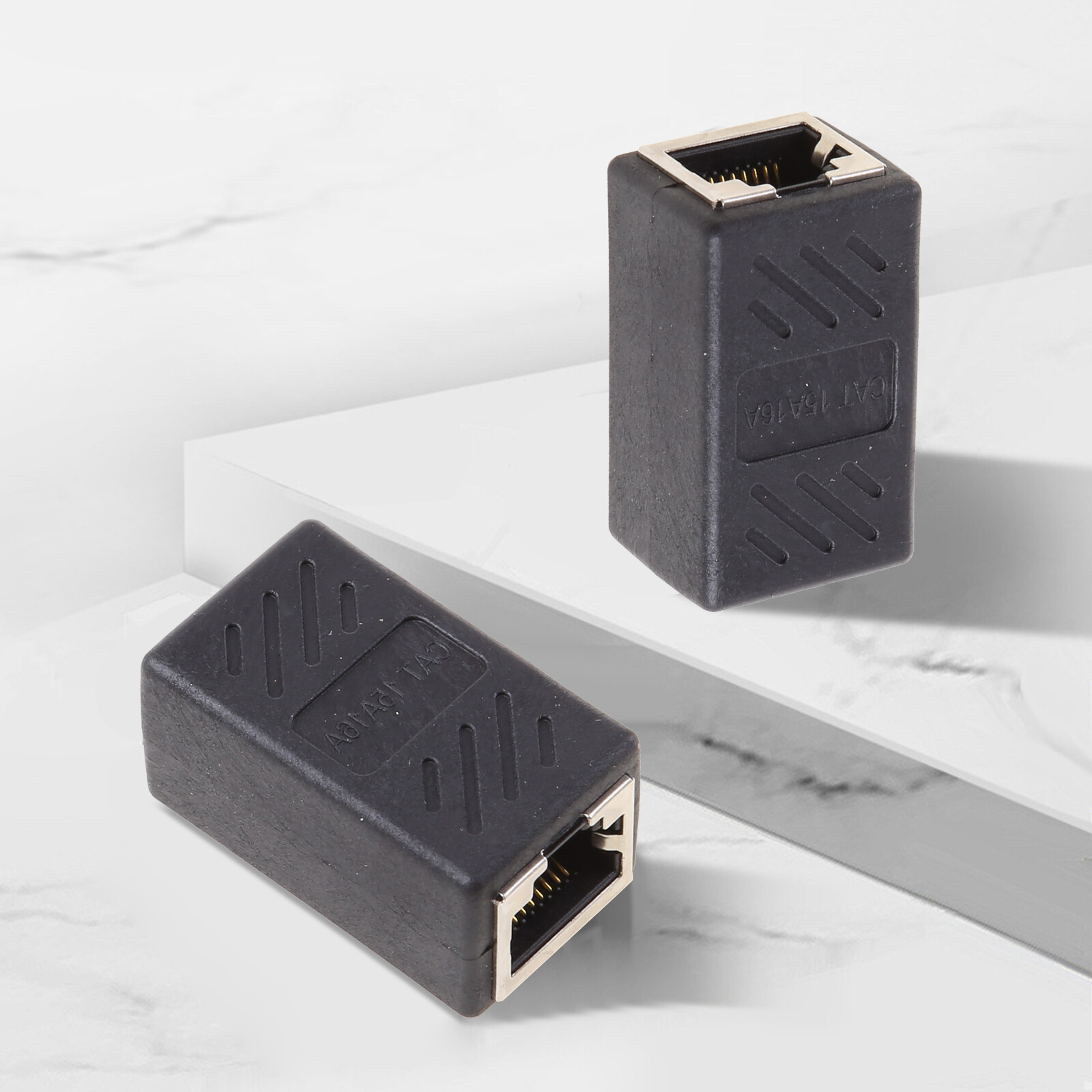 RJ45 LAN Connector Adapter Coupler LAN Extension Shielded Connectors ...