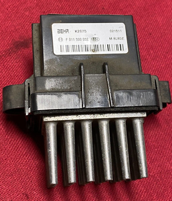 VOLVO BEHR BLOWER MOTOR HVAC RESISTOR K2675, F 011 500 052 | eBay
