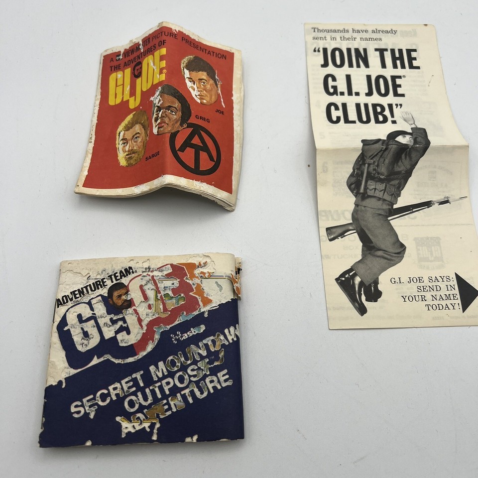 Vintage GI Joe Adventure Team Secret Mountain Outpost Comic Plus Gi Joe ...