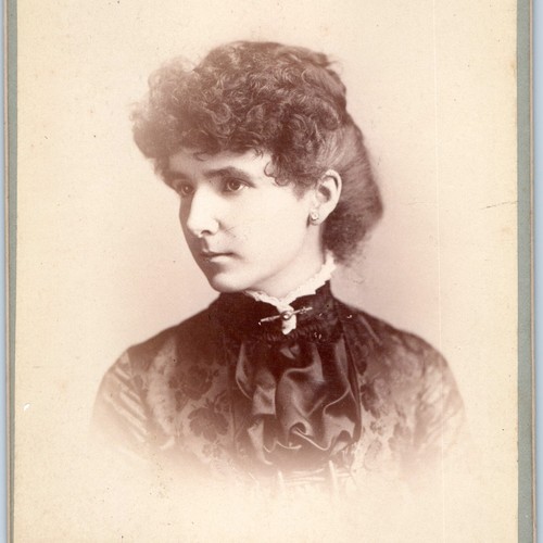 c1887 Providence, RI Cute Small Lips Young Lady Cabinet Card Photo ...
