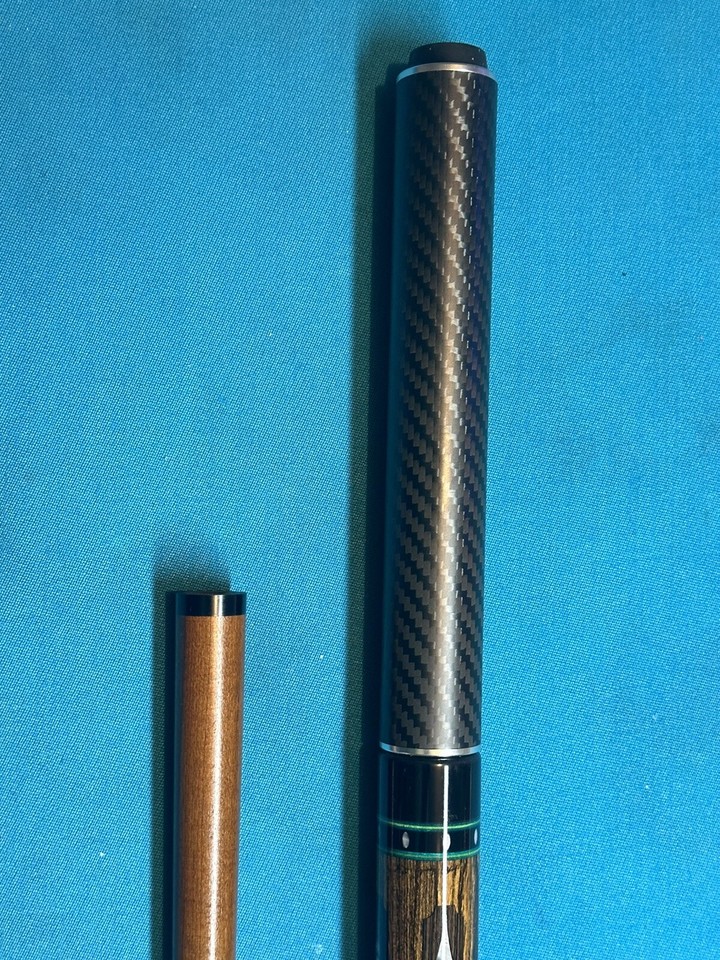 Jeffrey Tucker Bocote /Ebony Pool Cue, 3/8X10, 30” Kielwood Shaft, 8 ...