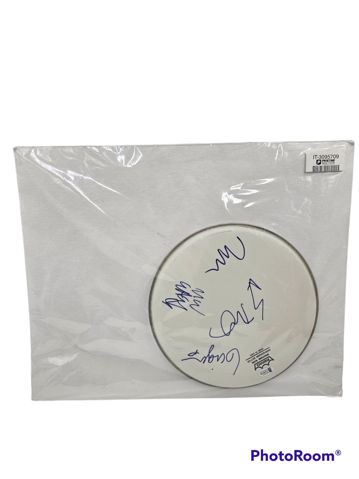 Marilyn Manson Autographed Drumhead Band Signed Gacy Twiggy Fish ...