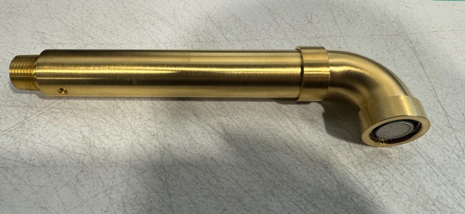 Graff G-11365-BAU Vintage 7-1/2" Tub Spout w/ Spout Ring 24K BRUSHED ...