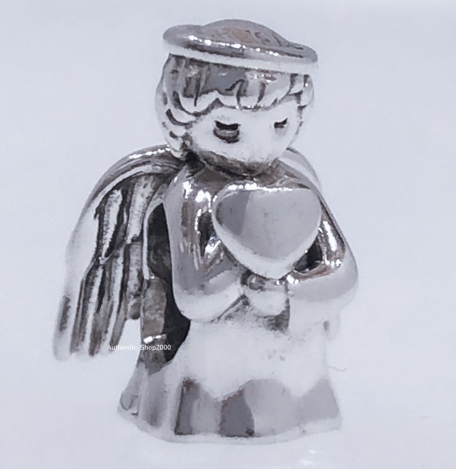 NEW 100% Authentic PANDORA 925 Ale Silver Angel of Love Charm Pendant ...