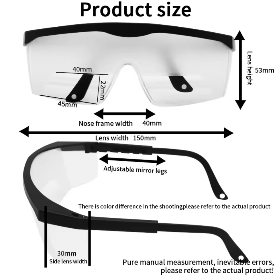 Adjustable Instrument Flight (IFR) Training Glasses (Foggles) - Black ...