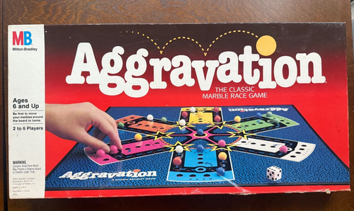 Vintage 1989 Aggravation Board Game - Complete Set | eBay