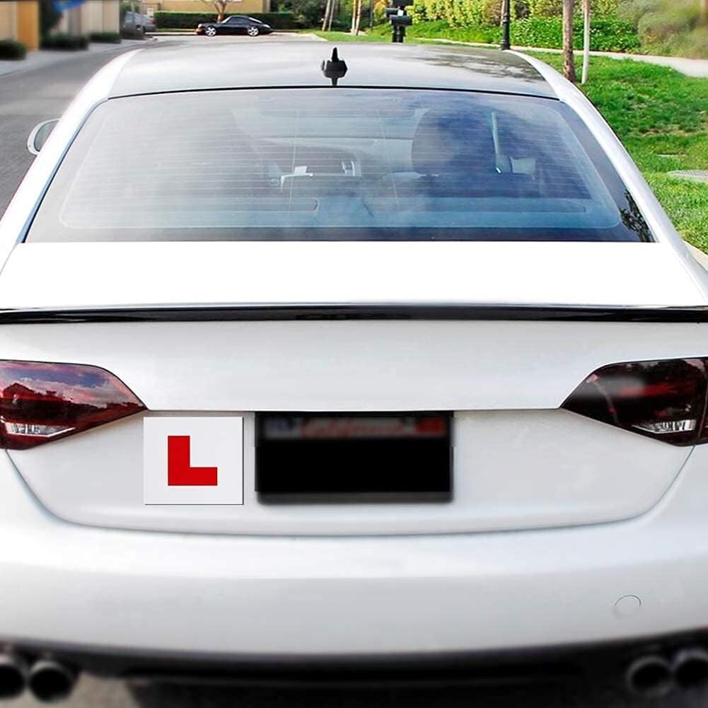 4 X L AND P PLATES CAR - L & P PLATE SET SELF ADHESIVE MAGNETIC ...