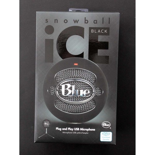 Unopened Blue snowball iCE Black USB microphone | eBay