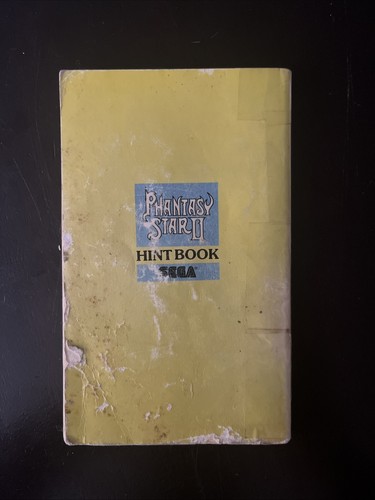 Official Phantasy Star 2 II Hint Book Paperback Sega Genesis | eBay