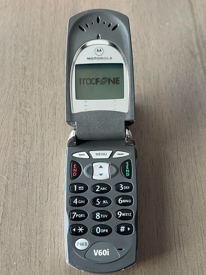 Motorola V60i Silver Flip Phone Vintage Cellular Tested Working | eBay