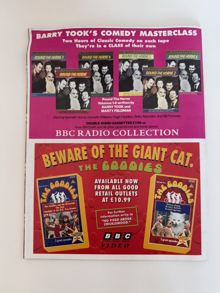Deadpan Comedy Magazine Issue 7 Oct 1994 Frank Skinner, Steve Coogan ...