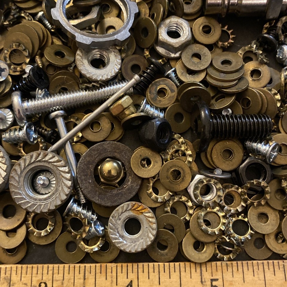 Junk Drawer Hardware Lot - Misc Bolts, Washers, Etc | eBay