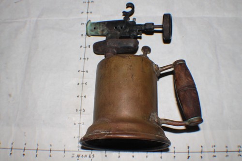 Antique Brass (Gas/Kerosene) Blow Torch, Soldering Torch | eBay
