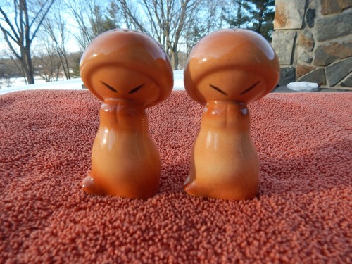 Vintage Disney's Fantasia Dancing Mushrooms Salt & Pepper Shakers Hop ...