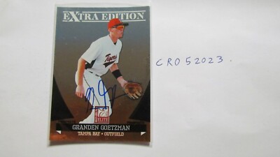2011 Donruss Elite Granden Goetzman signed Baseball Card | eBay